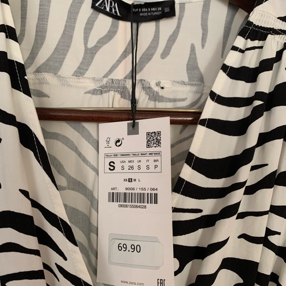 Zara | Dresses | Zara Zebra Print Dress | Poshmark